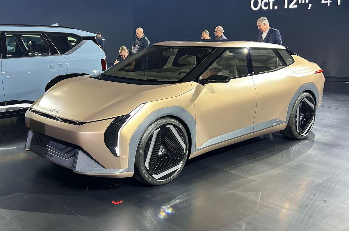 Electric Kia EV4 is striking saloon for 2026 | Autocar