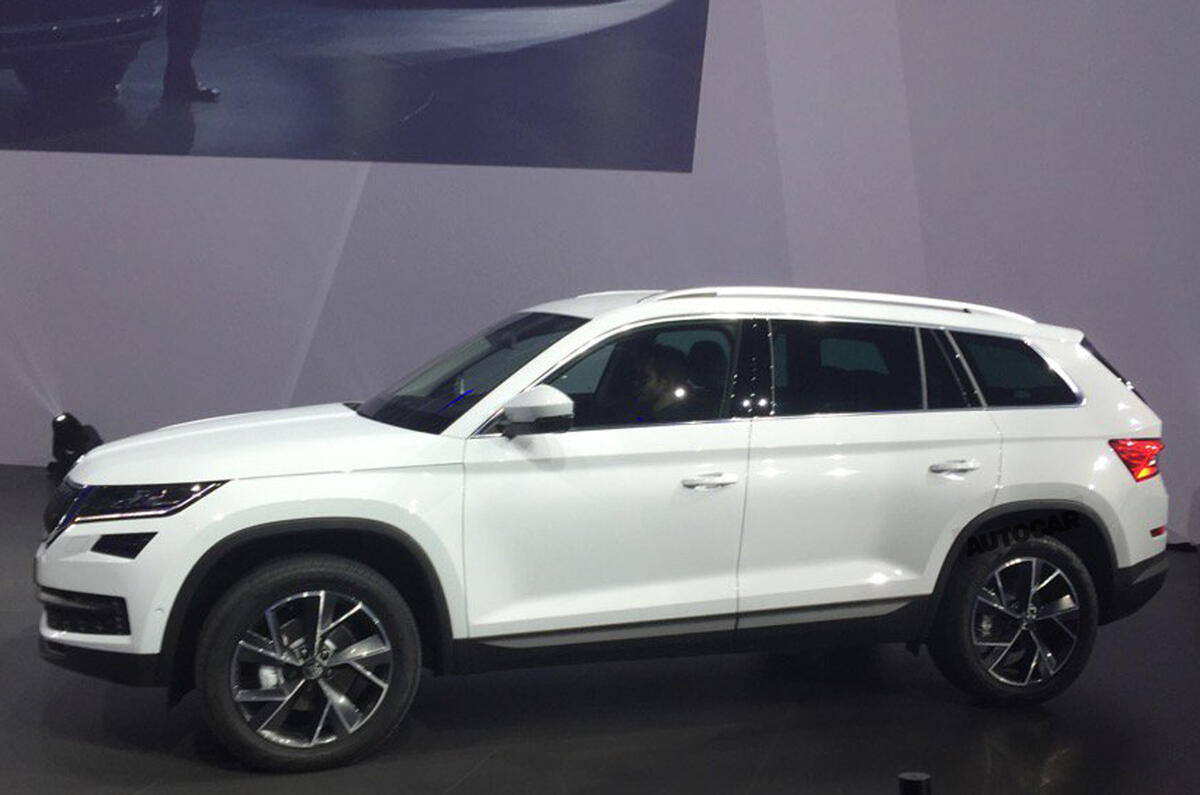 2017 Skoda Kodiaq makes public debut in Paris | Autocar