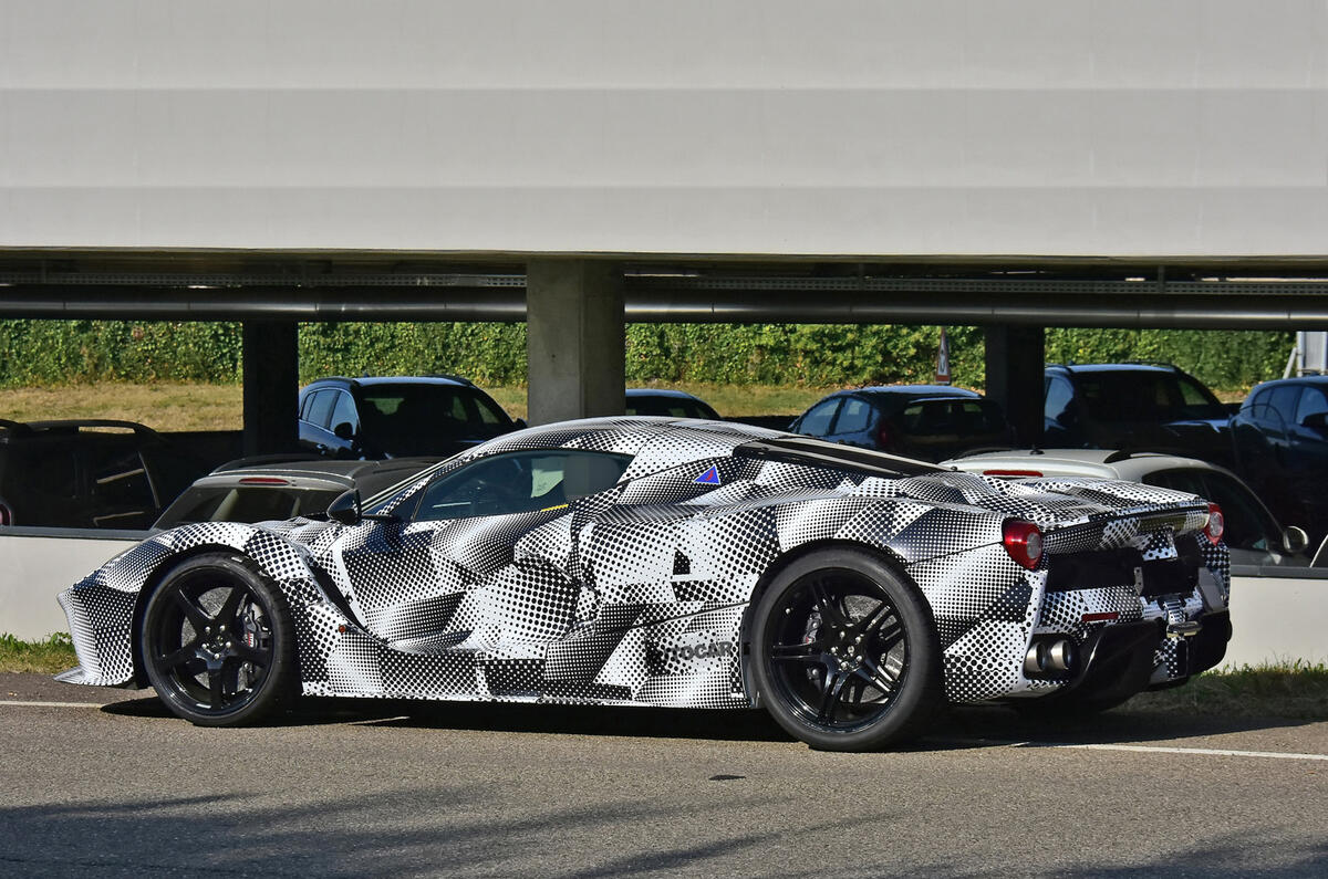 Mystery Ferrari LaFerrari prototype spotted with new bodywork | Autocar
