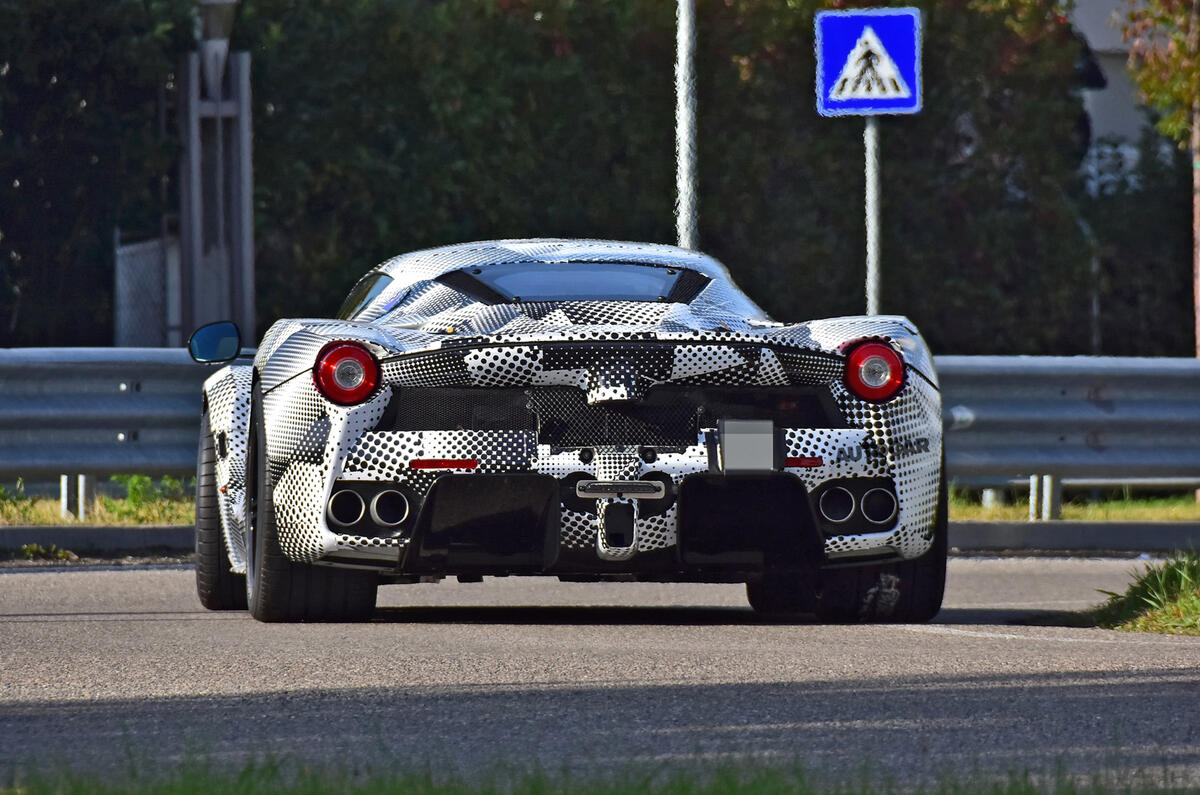 Mystery Ferrari LaFerrari prototype spotted with new bodywork | Autocar