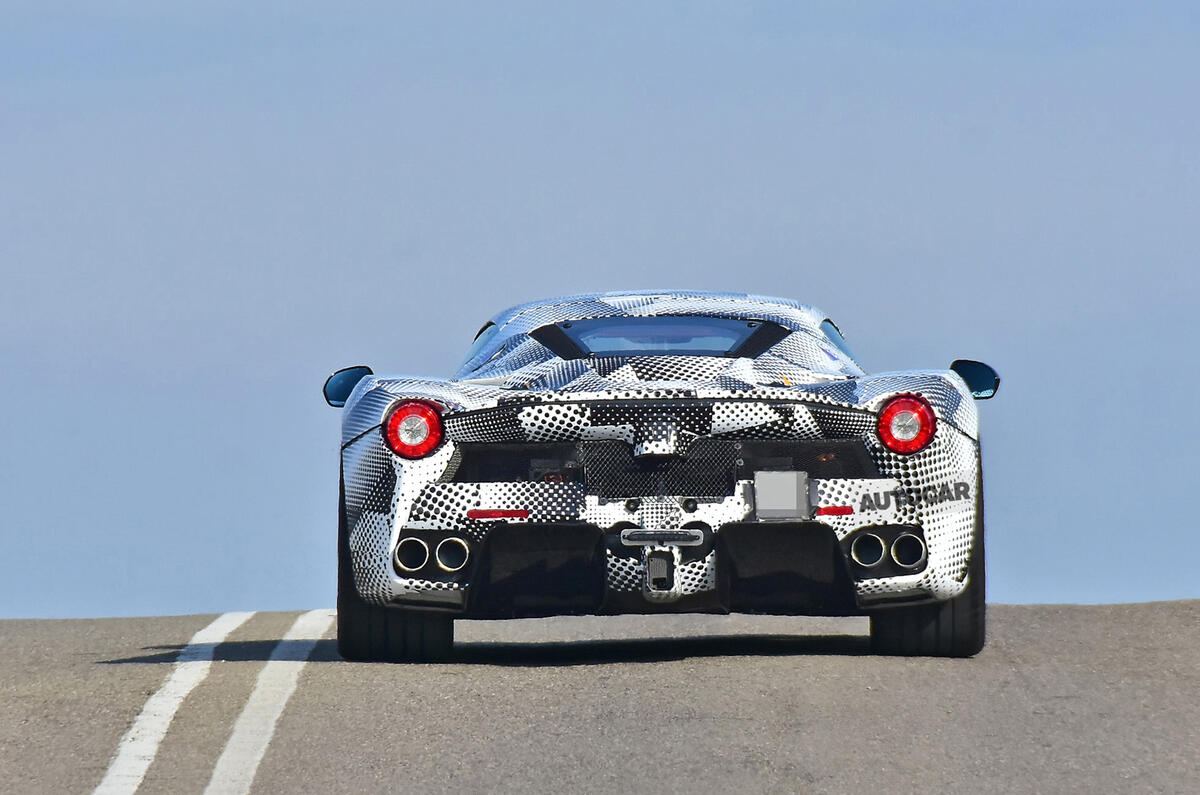 Mystery Ferrari LaFerrari prototype spotted with new bodywork | Autocar