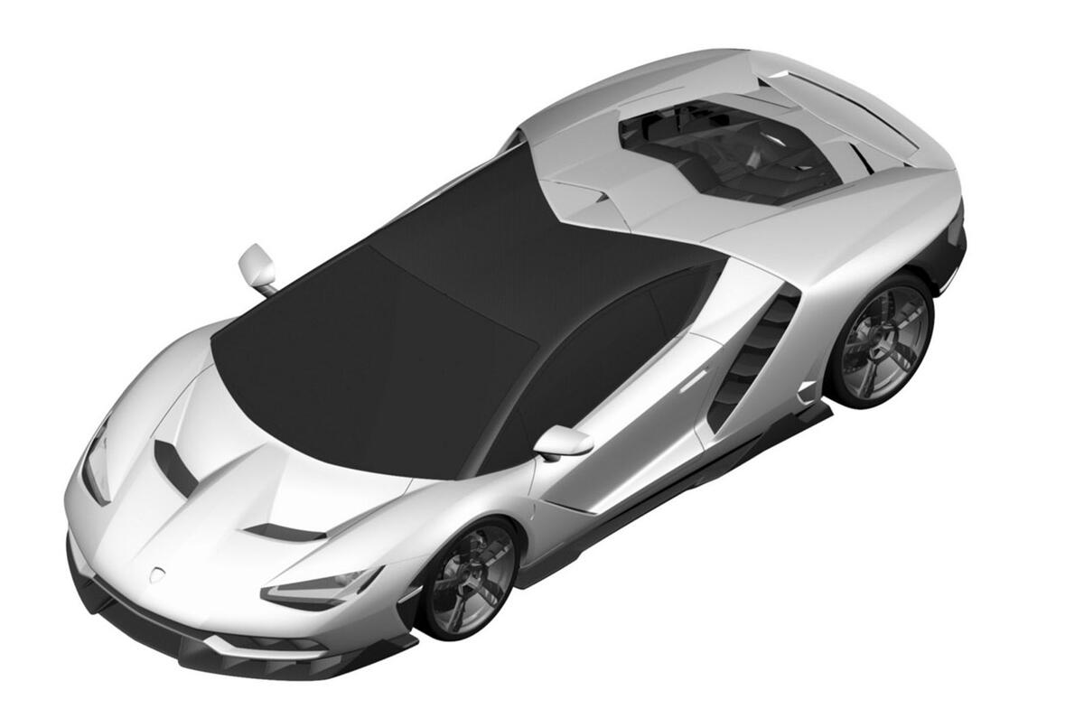 Lamborghini Centenario - styling revealed ahead of Geneva motor show ...