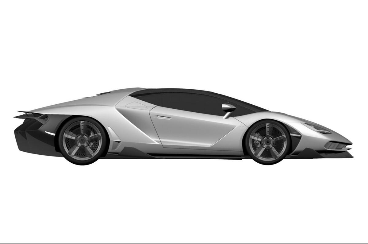 Lamborghini Centenario - styling revealed ahead of Geneva motor show ...