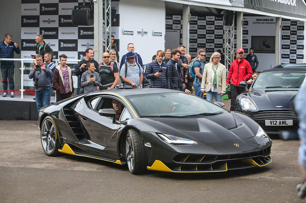 Flat out in a Lamborghini Centenario on the Goodwood hillclimb | Autocar