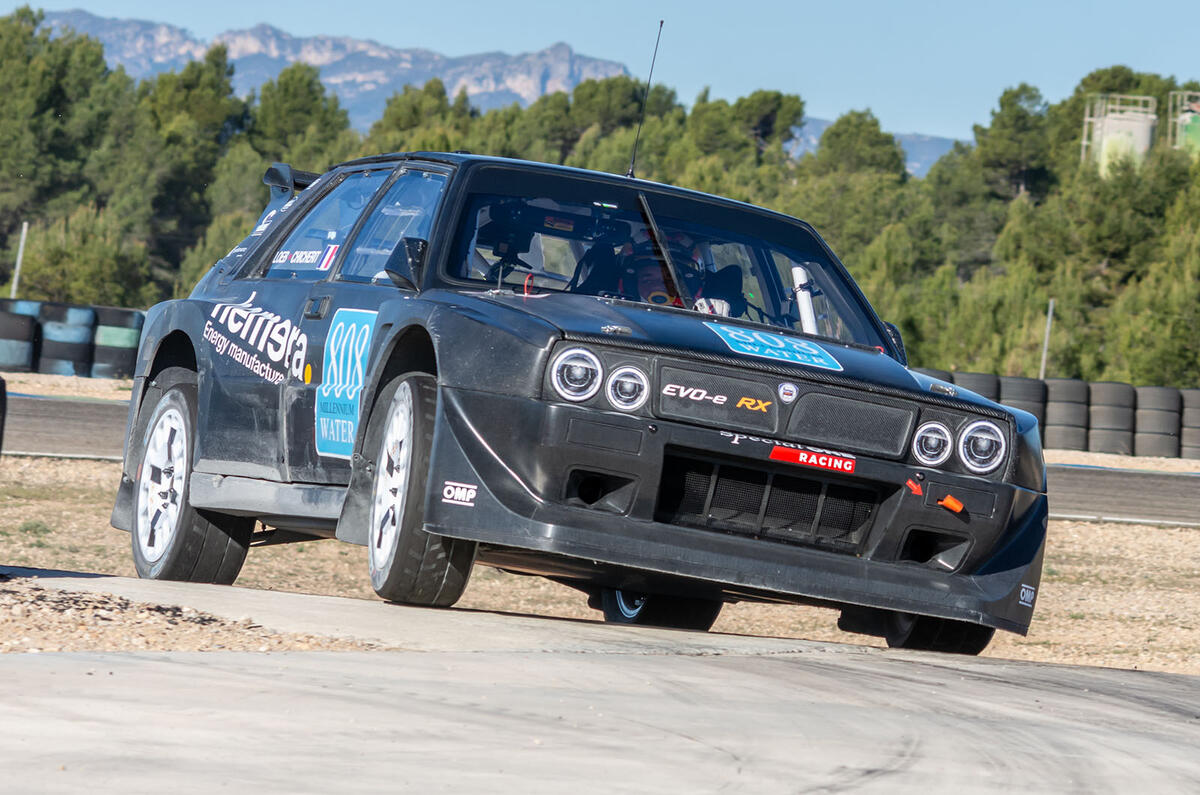 Lancia Delta-based electric rallycross cars destroyed by fire | Autocar