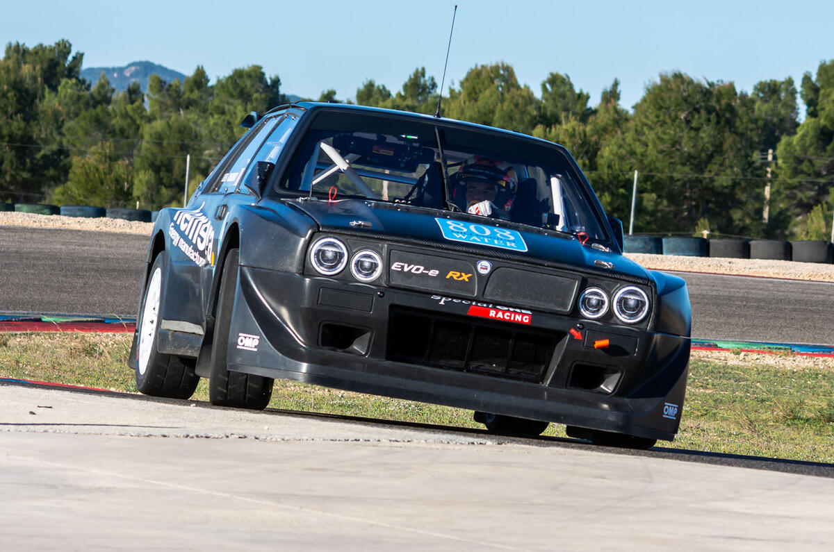 Lancia Delta-based electric rallycross cars destroyed by fire | Autocar