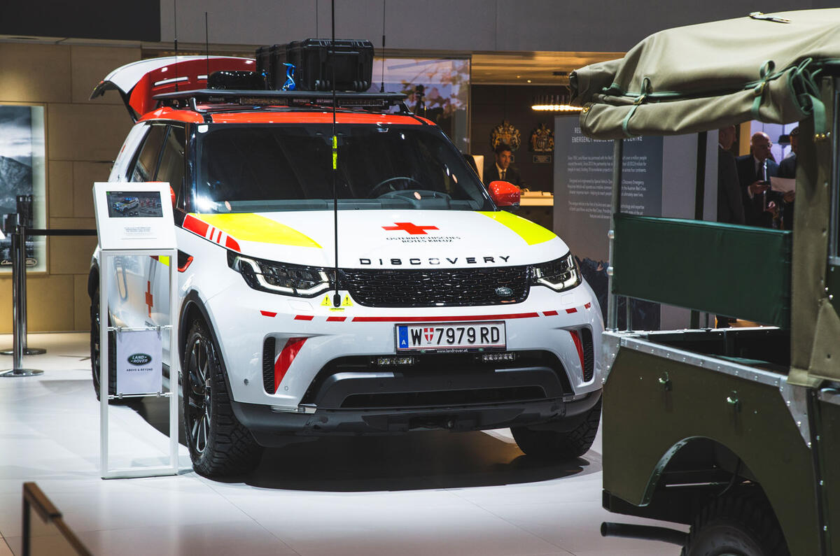Land Rover SVO creates bespoke Red Cross Discovery | Autocar