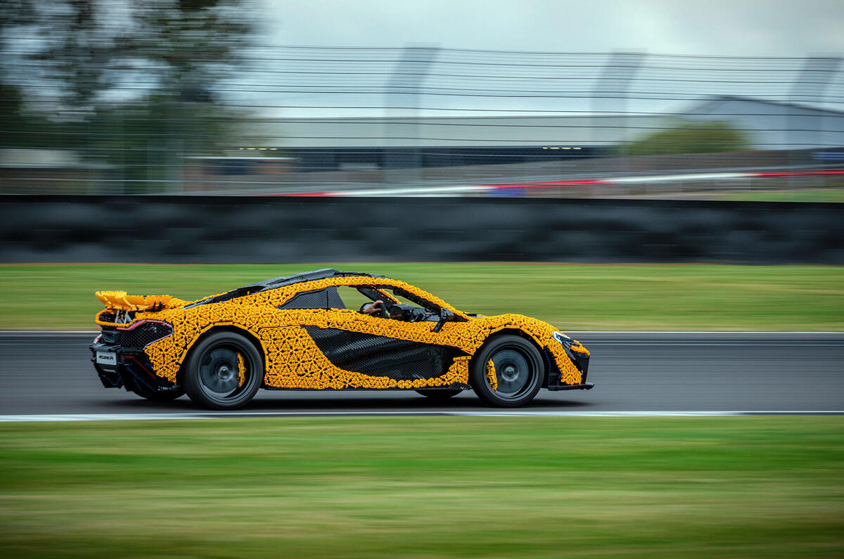 Lego McLaren P1 is drivable lifesize replica of iconic V8 hypercar ...