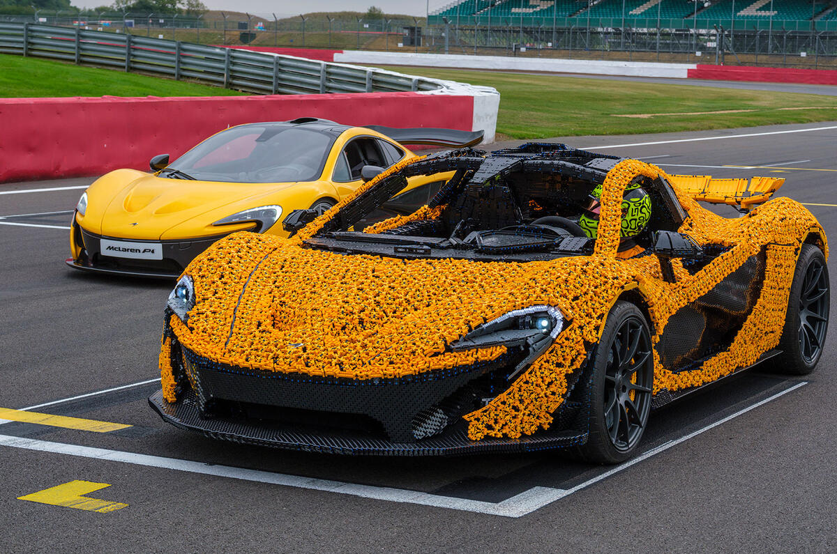 Lego McLaren P1 is drivable lifesize replica of iconic V8 hypercar ...