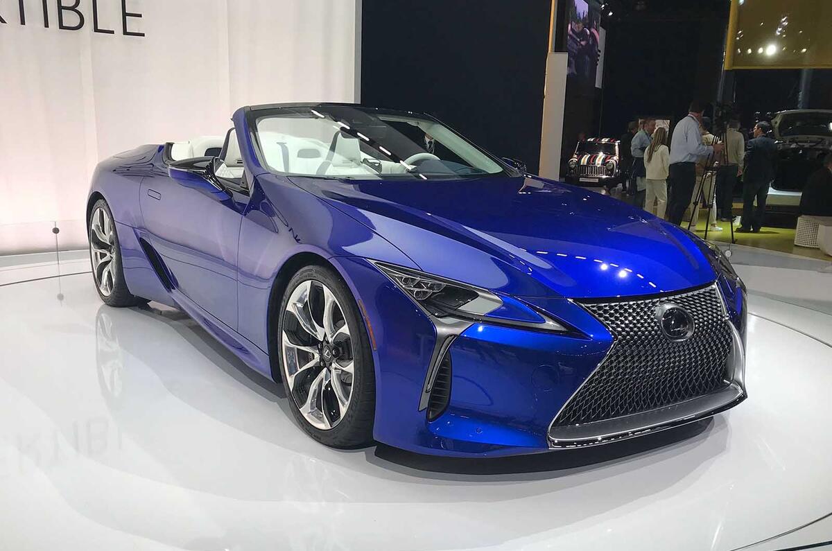 Lexus LC500 Convertible will go on sale next year | Autocar