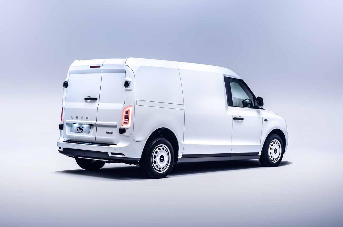LEVC VN5: production version of taxi-based electric van revealed | Autocar