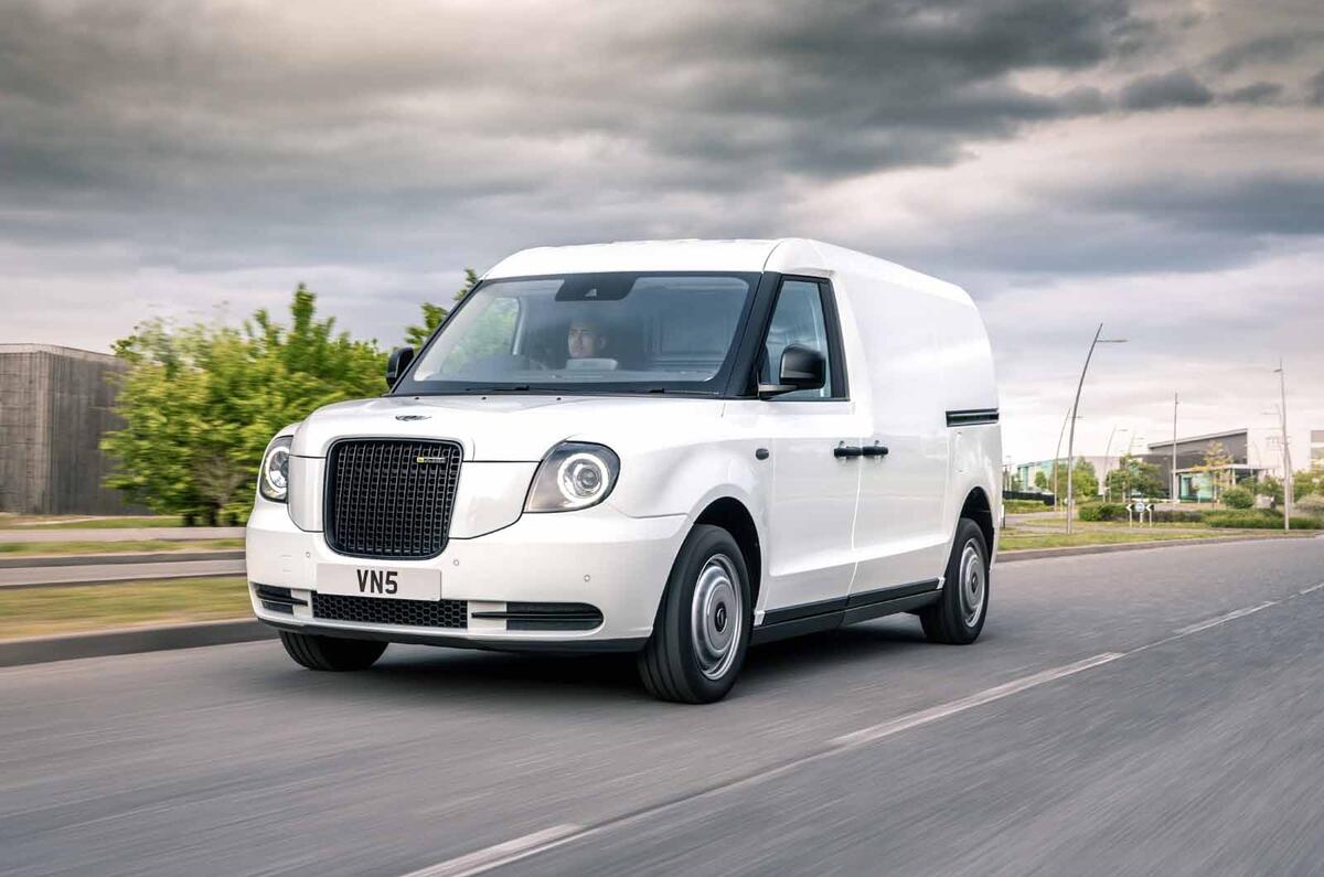 LEVC VN5: production version of taxi-based electric van revealed | Autocar