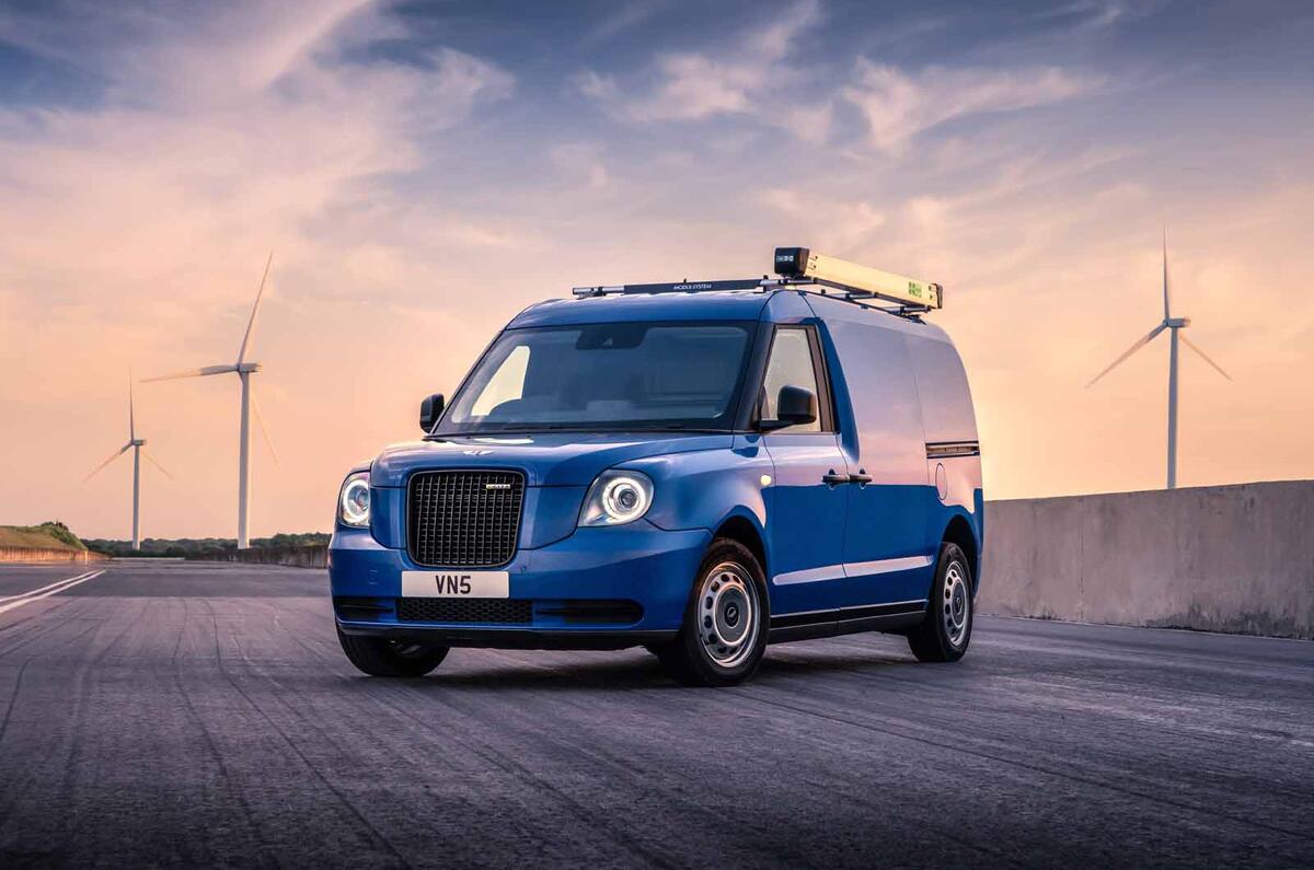LEVC VN5: production version of taxi-based electric van revealed | Autocar