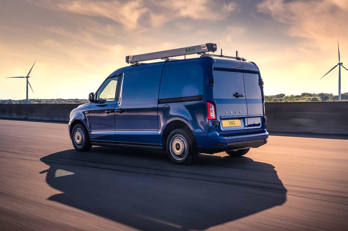 LEVC VN5: production version of taxi-based electric van revealed | Autocar