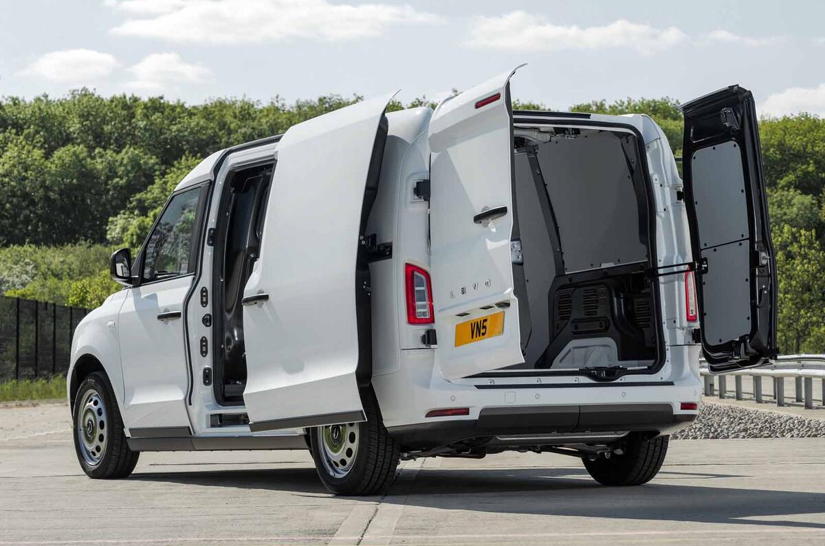 LEVC VN5: production version of taxi-based electric van revealed | Autocar