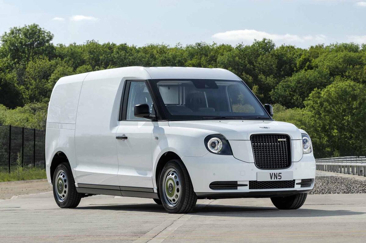 LEVC VN5: production version of taxi-based electric van revealed | Autocar