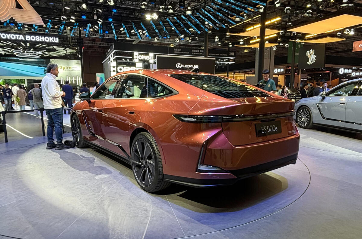 Next-generation Lexus ES sedan revealed (includes both electric and ...