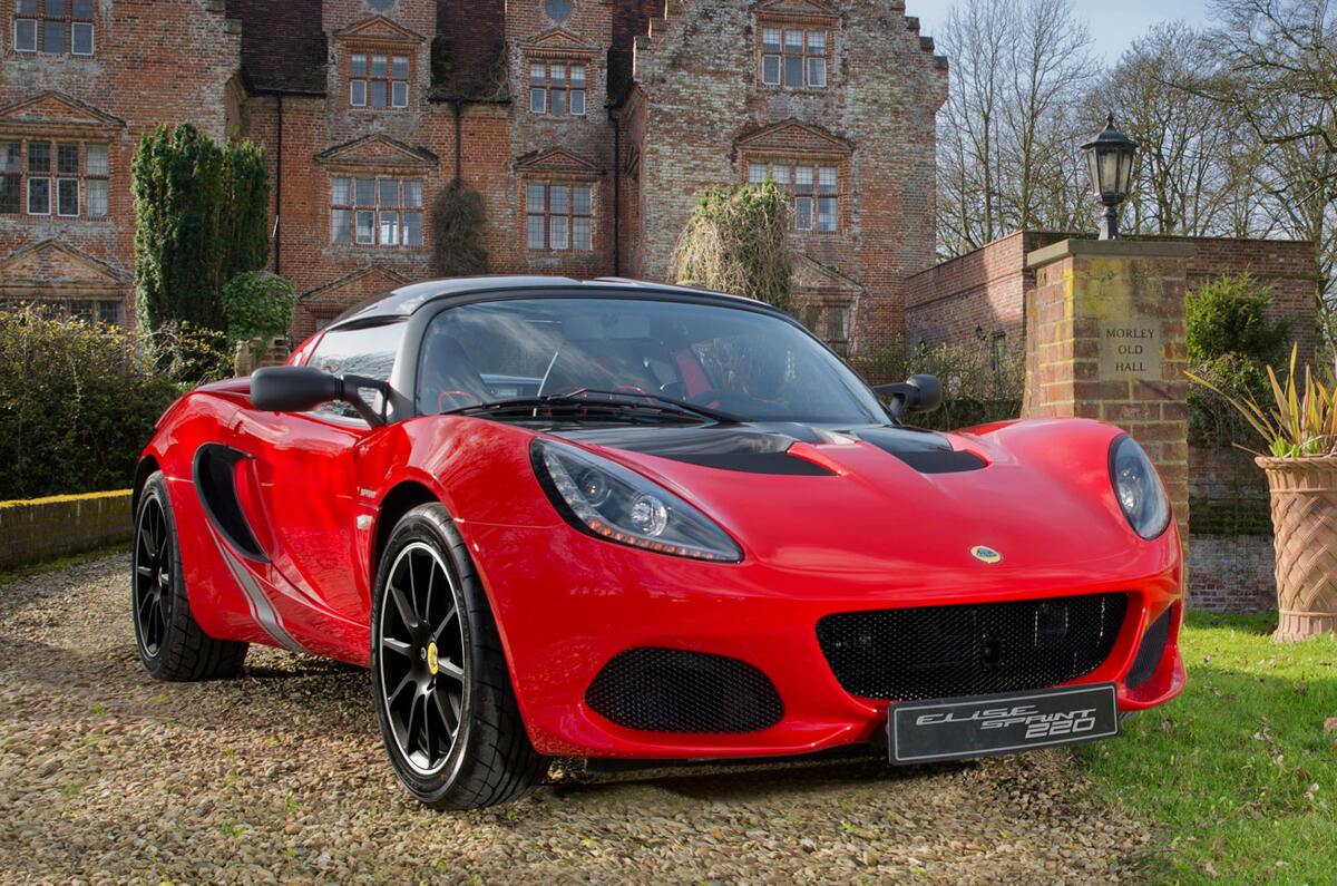 2017 Lotus Elise launched with new lightweight Sprint edition | Autocar
