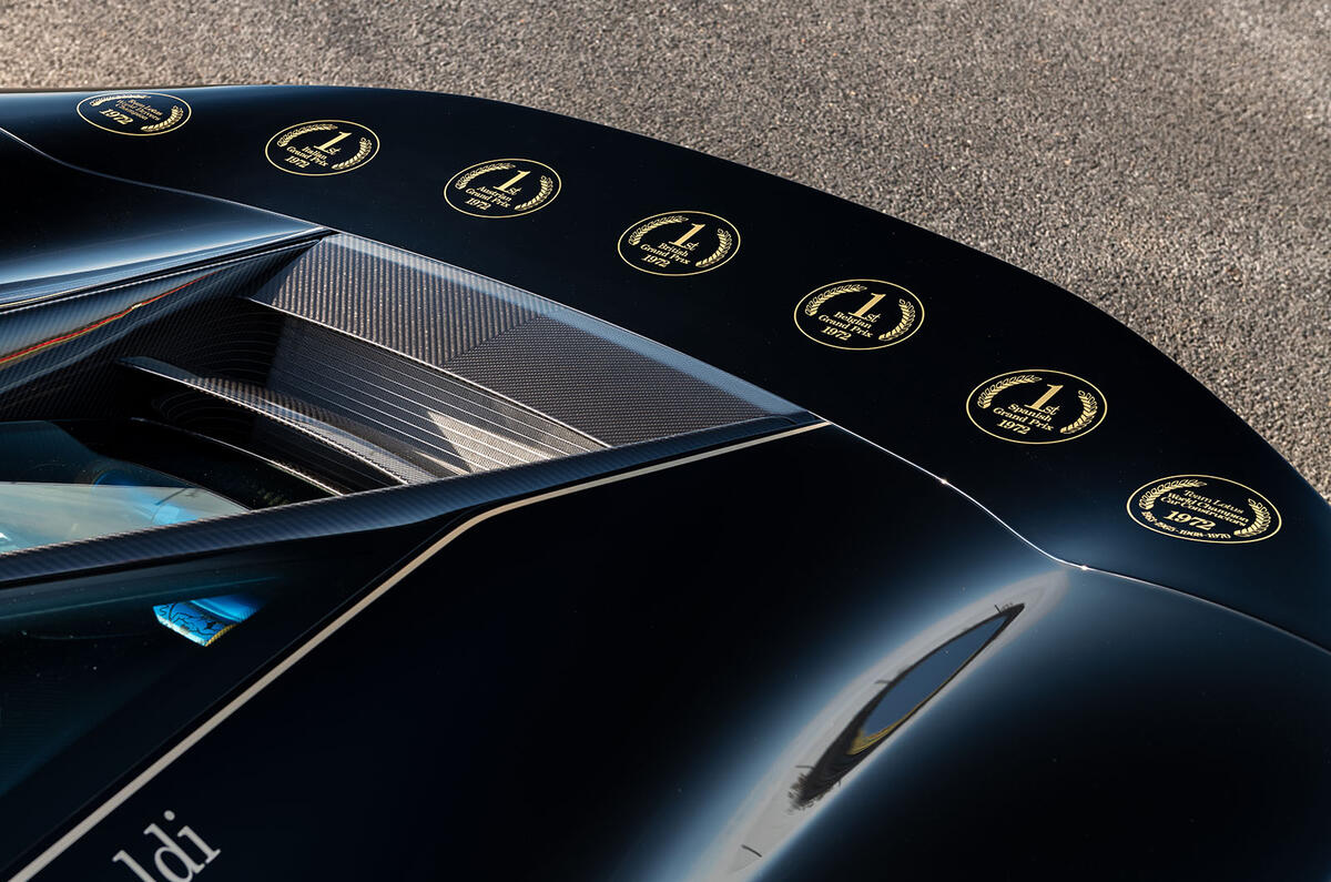 Lotus Evija Fittipaldi celebrates British firm's Formula 1 heritage ...