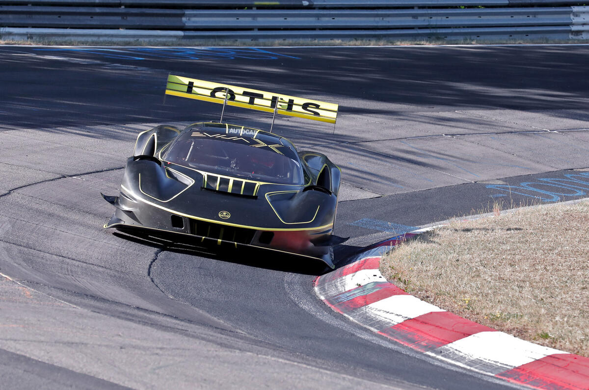 Radical Lotus Evija X goes after Nurburgring EV record | Autocar