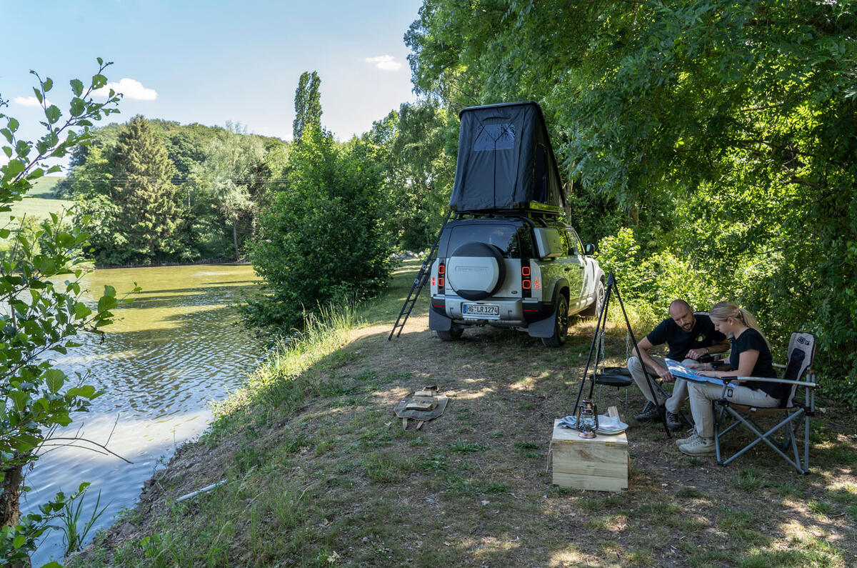 Land Rover Defender gains roof tent as option | Autocar