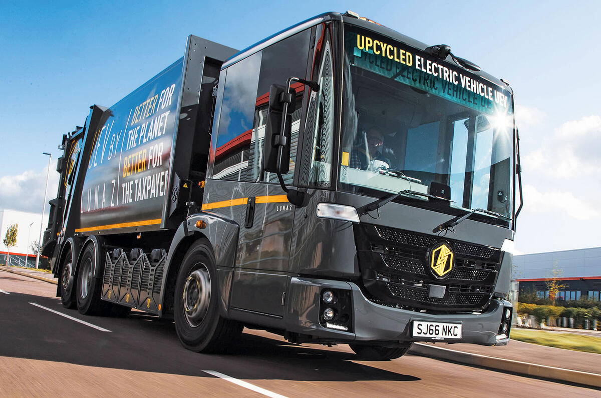Driving a Lunaz bin lorry: the UK's biggest new EV | Autocar