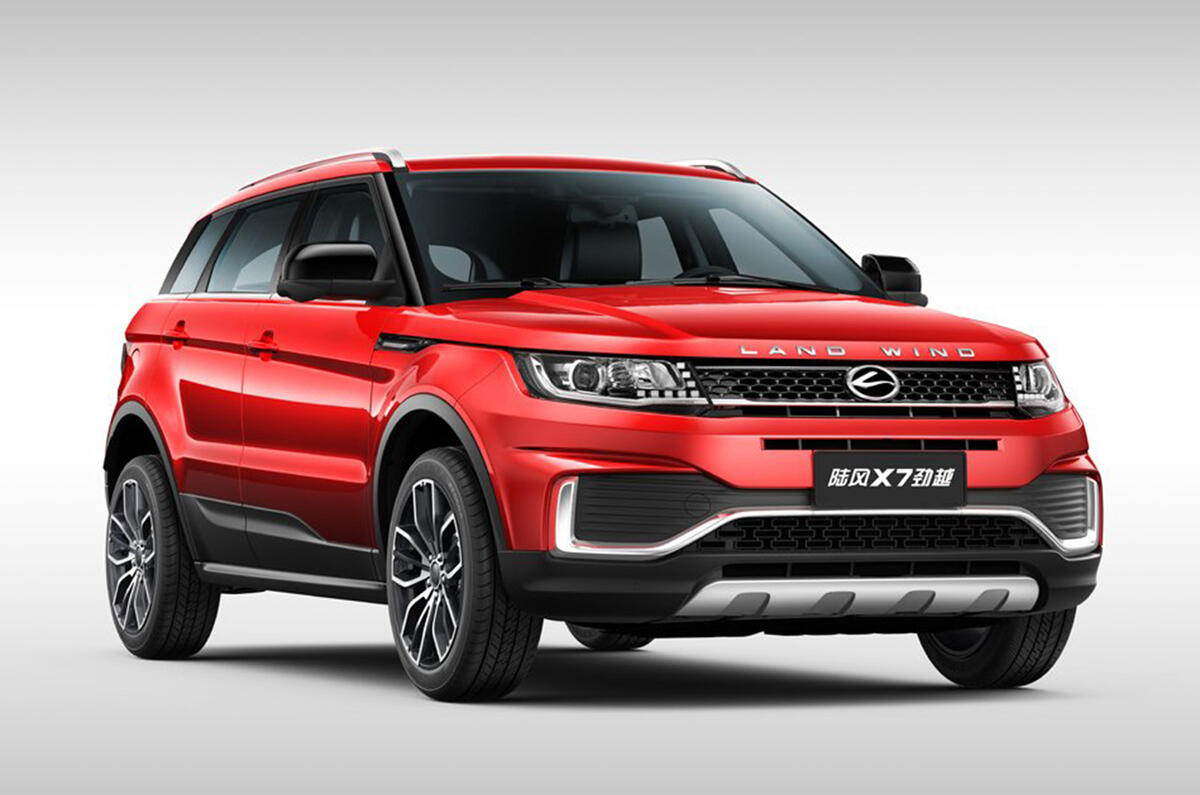 Range Rover Evoque copycat Landwind X7 updated with new look | Autocar