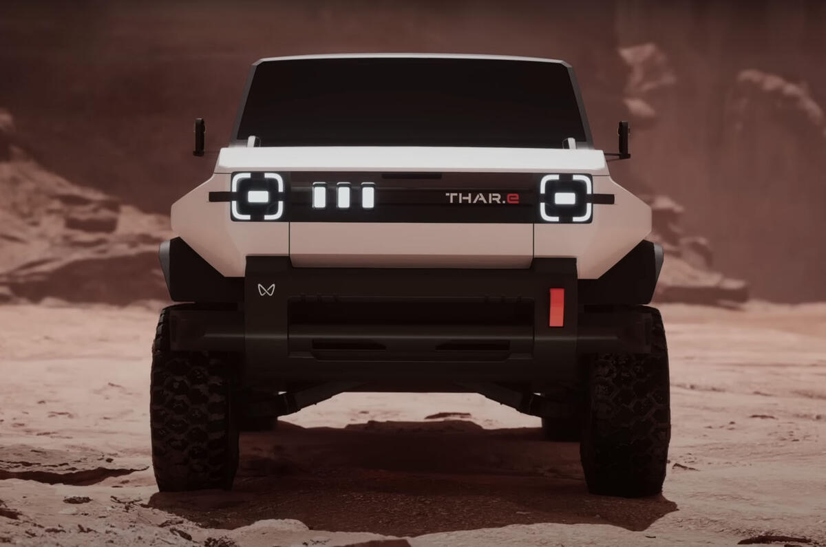 Mahindra Thar.e concept is radical EV 4x4 tipped for UK launch | Autocar