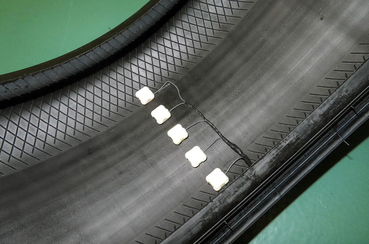 Under the skin: The tyres that make their own electricity | Autocar