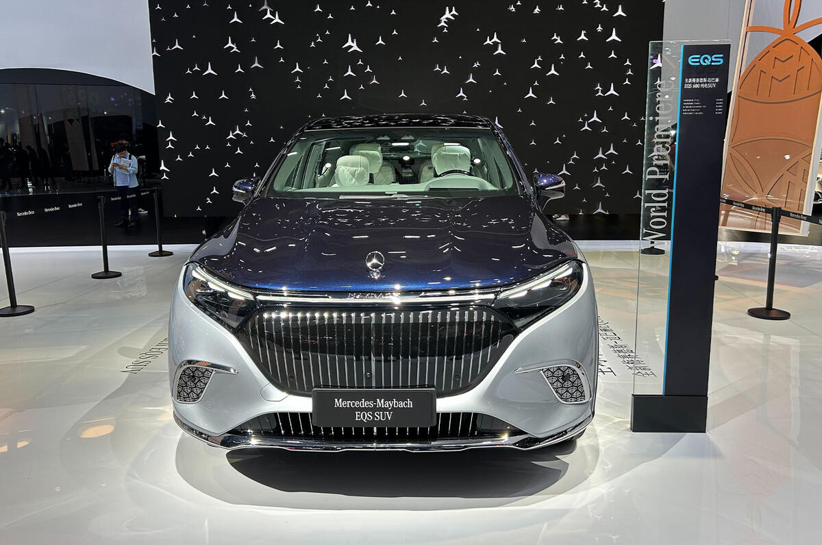 Mercedes-Maybach EQS SUV is luxury brand's first EV | Autocar