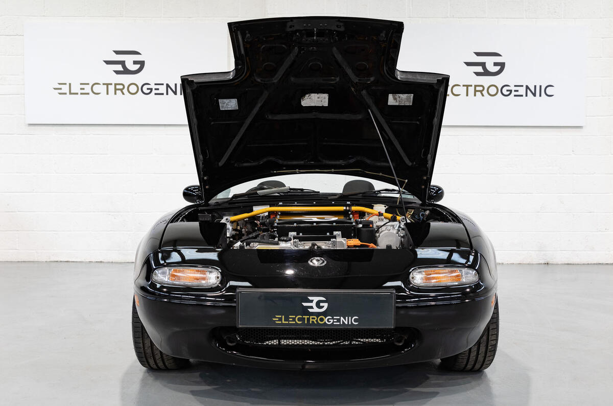 New kit converts original Mazda MX-5 to electric power | Autocar
