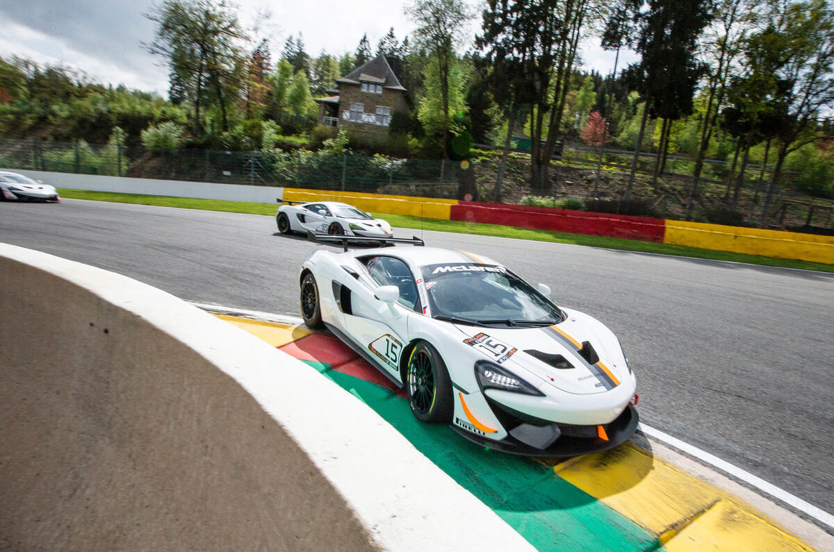 Racing a McLaren 570S GT4 around Spa-Francorchamps | Autocar
