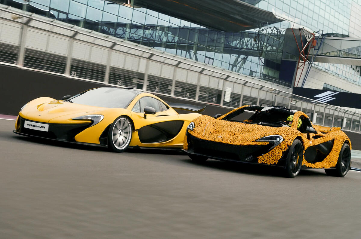 Lego McLaren P1 is drivable lifesize replica of iconic V8 hypercar ...