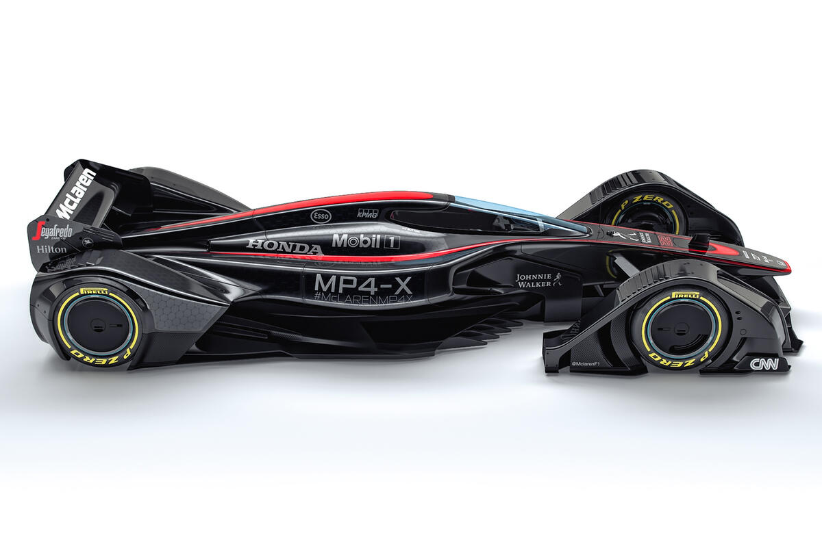 McLaren unveils brain-controlled, solar-powered future Formula 1 car ...