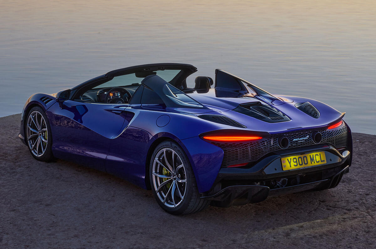 McLaren Artura Spider launches as 690bhp hybrid drop-top | Autocar