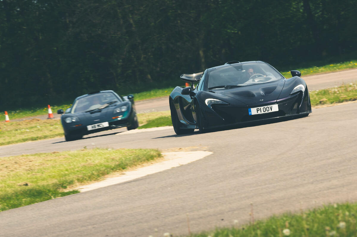 Flat out in McLaren's ultimate trio: F1 meets P1 and Senna | Autocar
