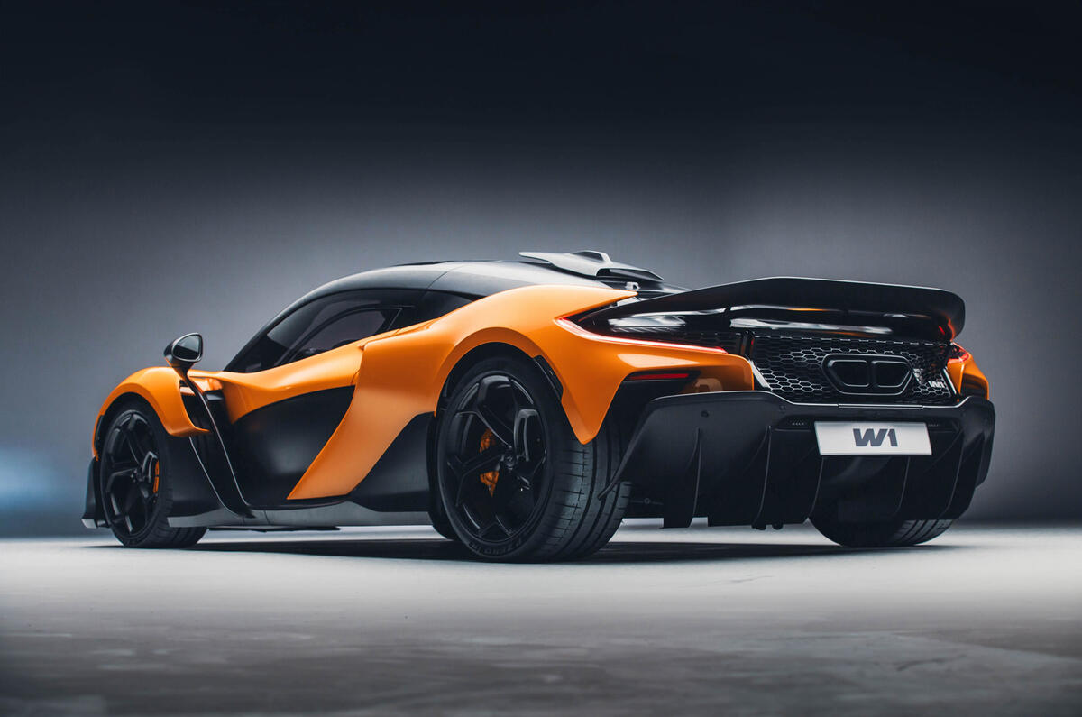 McLaren W1 succeeds P1 with 1258bhp V8 hybrid powertrain | Autocar