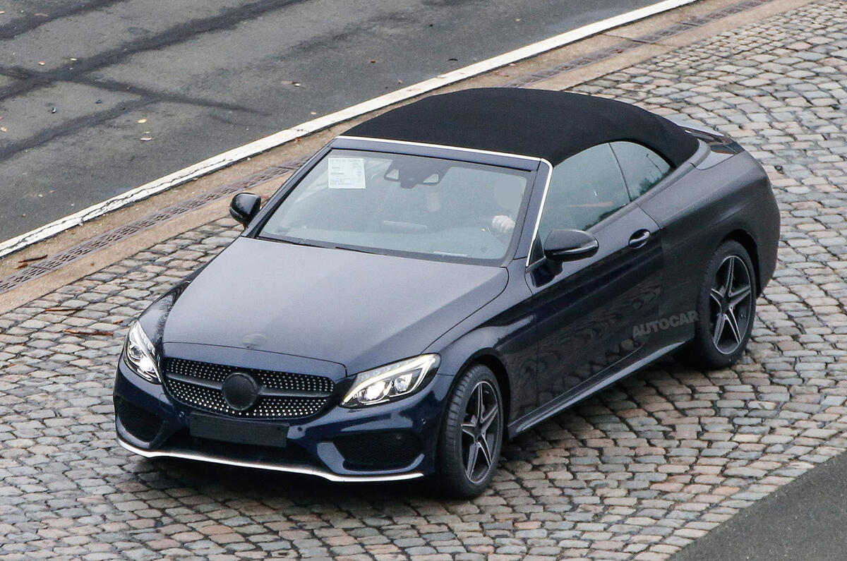 2016 Mercedes C-Class Cabriolet previewed ahead of Geneva show debut ...