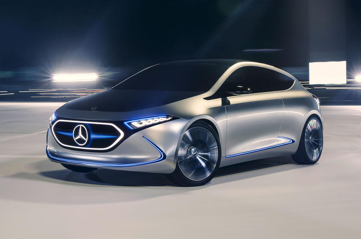Mercedes EQA: electric crossover drops disguise in new images | Autocar