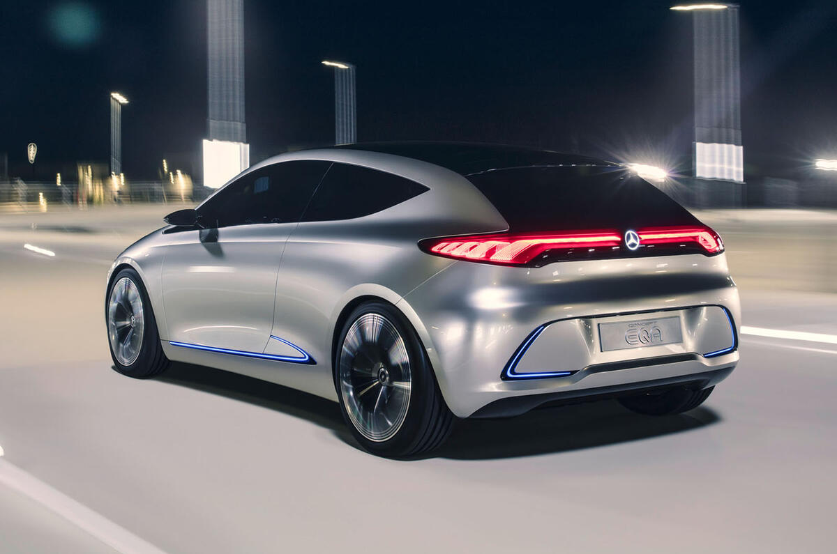 Mercedes EQA: electric crossover drops disguise in new images | Autocar