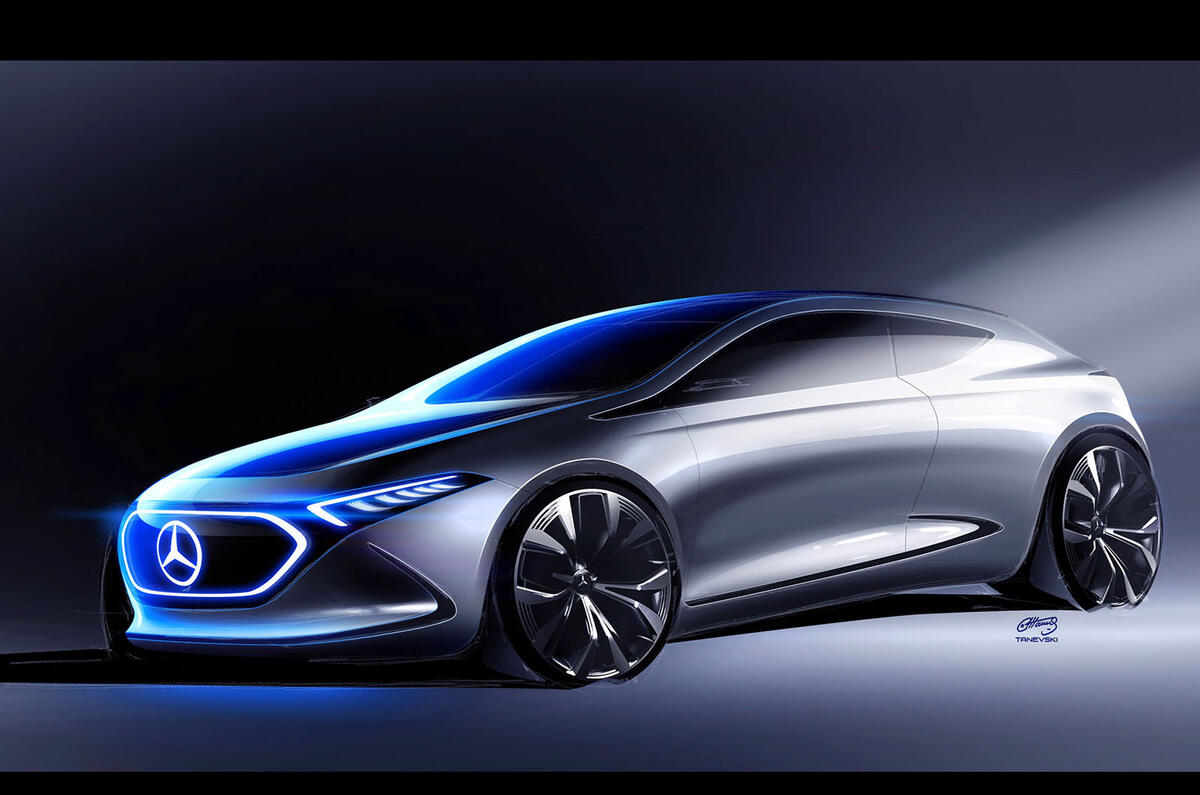 Mercedes EQA: electric crossover drops disguise in new images | Autocar