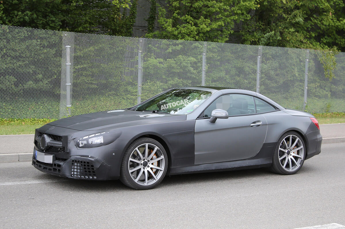 2016 Mercedes-AMG SL63 spotted testing | Autocar