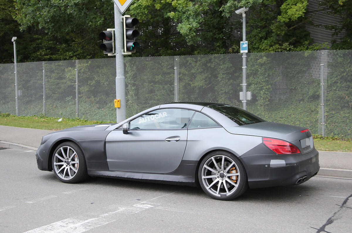2016 Mercedes-AMG SL63 spotted testing | Autocar