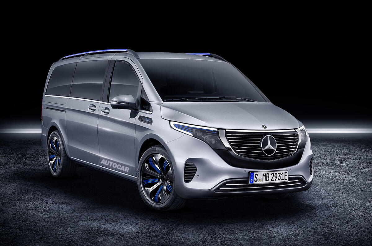 Mercedes-Benz EQV electric people carrier due at Geneva | Autocar