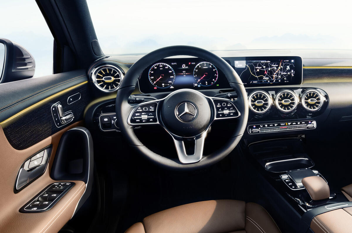 Mercedes-Benz showcases new A-Class's 'luxury' interior | Autocar