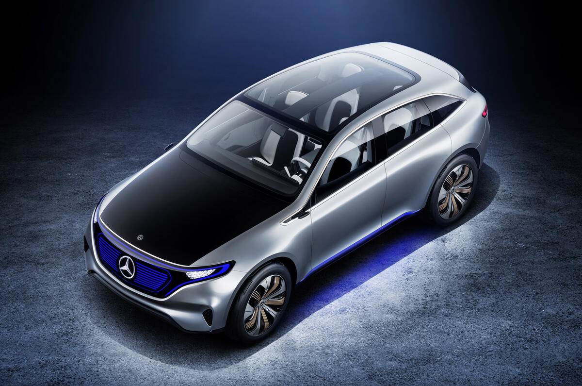 Mercedes EQ A electric hatchback previewed ahead of Frankfurt | Autocar