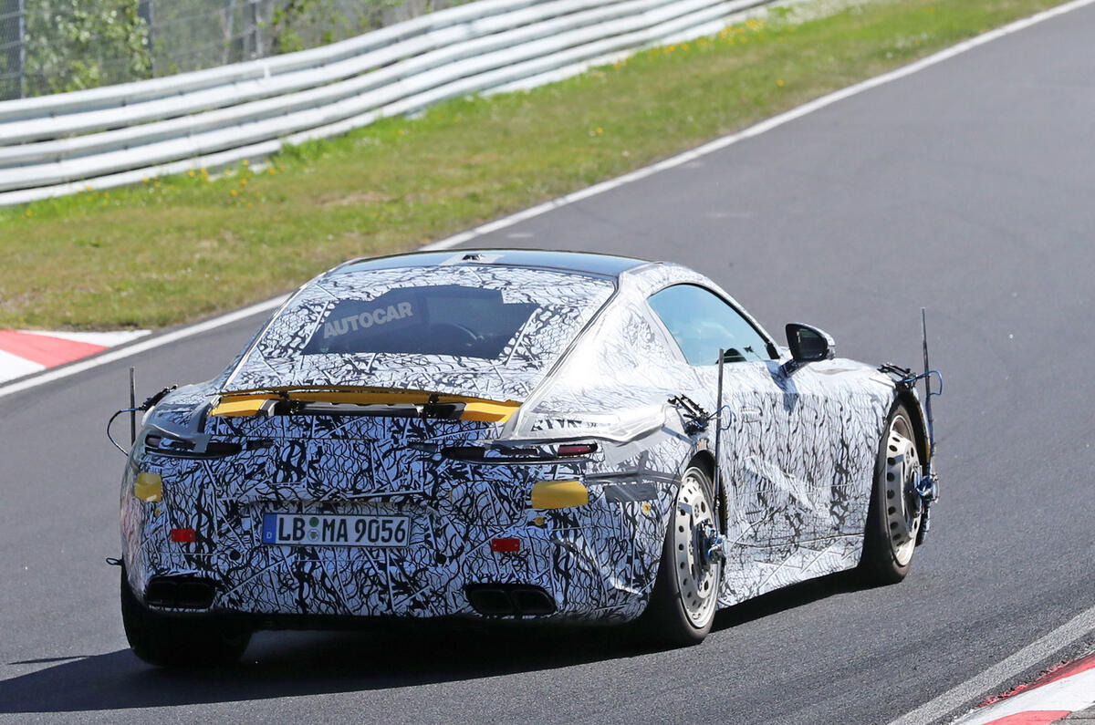 New 2023 Mercedes-AMG GT tests 800bhp-plus PHEV drivetrain | Autocar