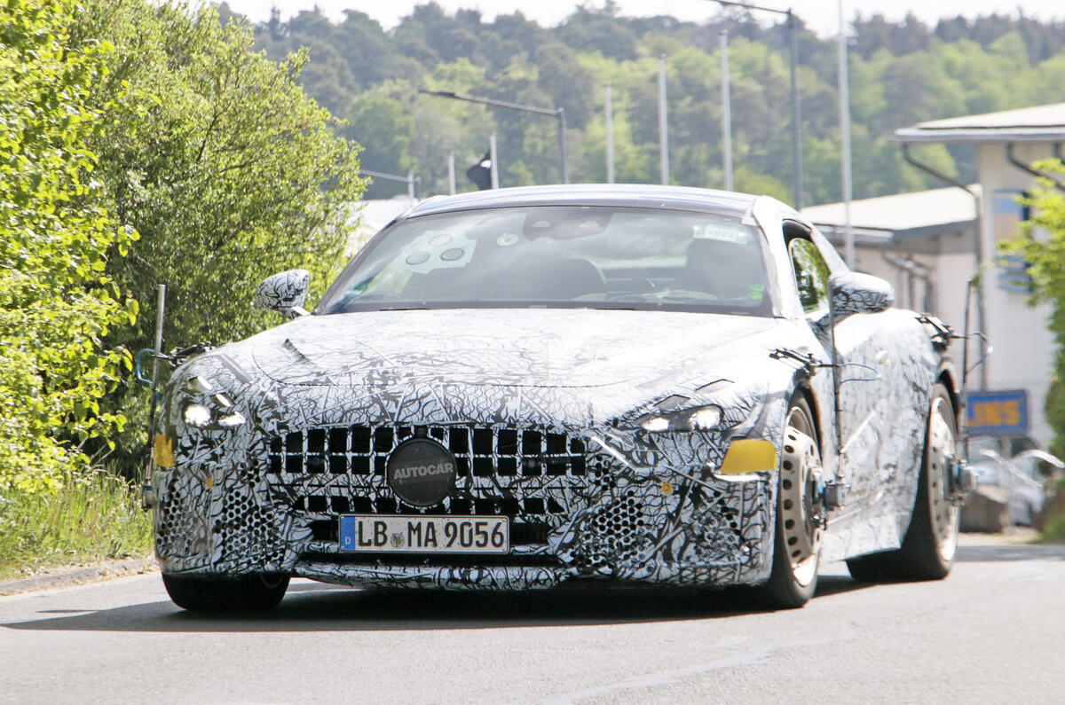 New 2023 Mercedes-AMG GT tests 800bhp-plus PHEV drivetrain | Autocar