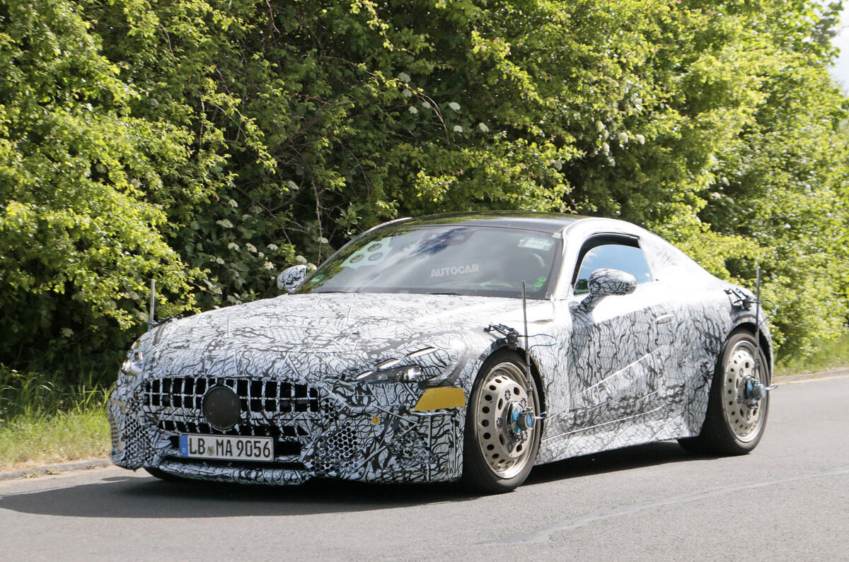 New 2023 Mercedes-AMG GT tests 800bhp-plus PHEV drivetrain | Autocar