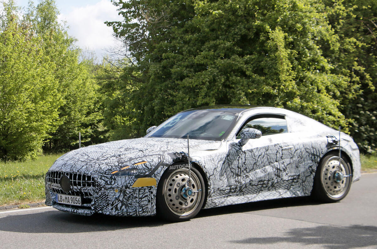 New 2023 Mercedes-AMG GT tests 800bhp-plus PHEV drivetrain | Autocar